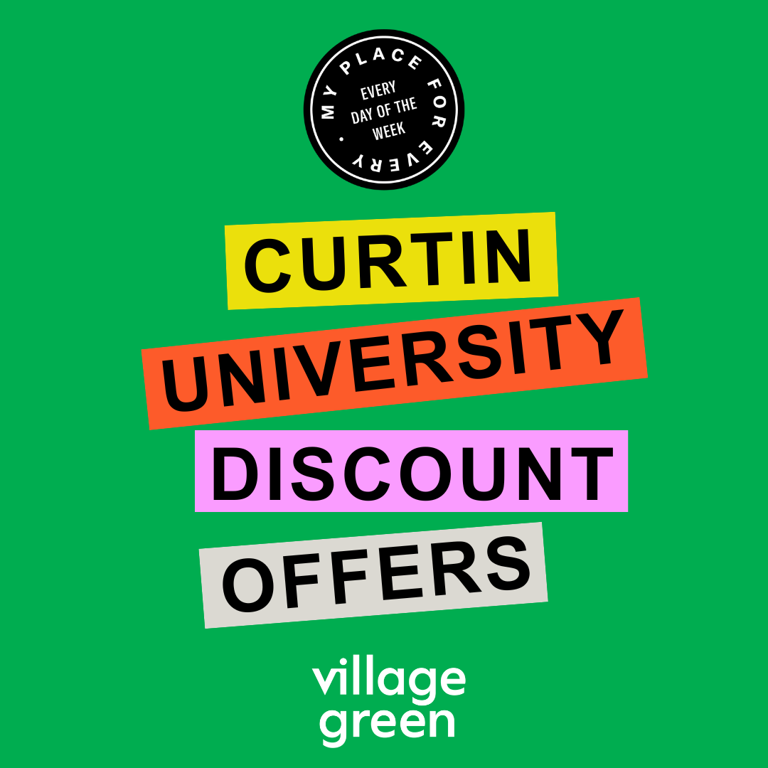 Discount Offers: Curtin University Students | Village Green Shopping ...
