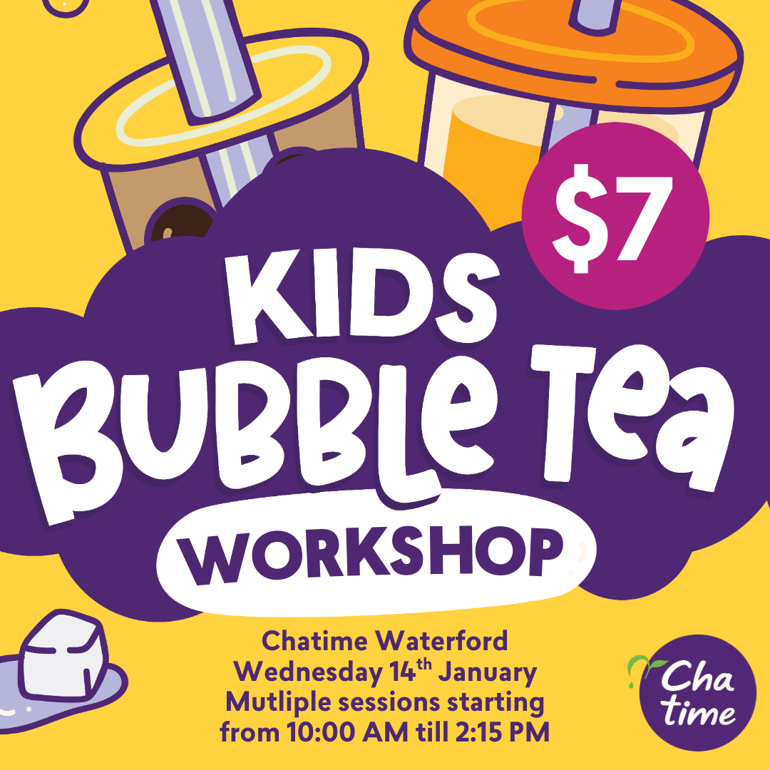 Chatime: Kids' Bubble Tea Workshop | Village Green Shopping Centre Karawara